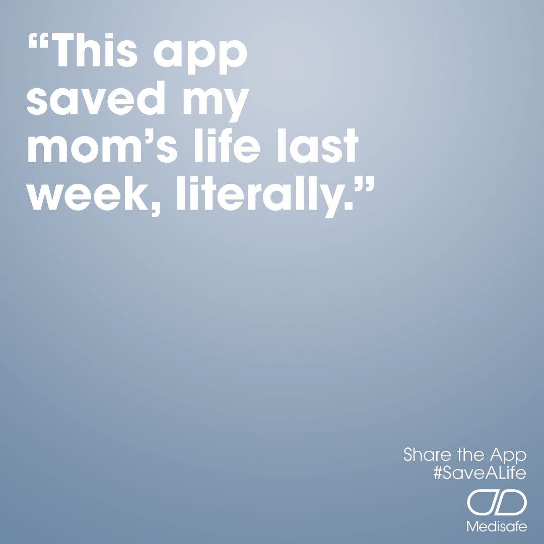 Giveaway: Share the App. Save a Life. - MedisafeApp